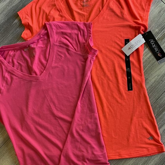 Ideology | Tops | Nwt Ideology Essential Tee Set Of 2 Pink And Orange ...